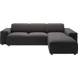 Ecksofa Home Affaire, B:264cm H:71cm T:191cm, grau, 100% Polyester, Wohnzimmer, Sofas, "Glimminge L-Form auch in Breitcord, Feincord + Easy