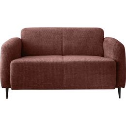 2-Sitzer Home Affaire, B:140cm H:76cm T:90cm, orange, 100% Polyester, Sofas, "Marone"