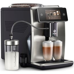Saeco Kaffeevollautomat "Saeco Xelsis Deluxe SM8785/00", B:28,7cm T:48,7cmedelstahl, front, Kaffeevollautomaten, 22 Kaffeespezialitäten, 8