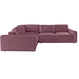 Ecksofa Home Affaire, B:224cm H:84cm T:304cm, rosa, 100% Polyester, Wohnzimmer, Sofas, "Bloomfield, Breite 304cm, Mega Polsterecke mit viel Platz,