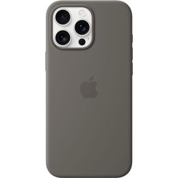 Apple Smartphone-Hülle "iPhone 16 Pro Max Silikon Case mit MagSafe", Apple iPhone 16 Pro Max, grau, Hüllen
