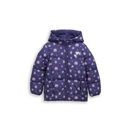 Tom Tailor Jungen Steppjackedunkelblau multi color flower, Gr. 116, bedruckt, Web, Obermaterial: 100% Polyester. Futter: 100% Polyester, Jacken, mit