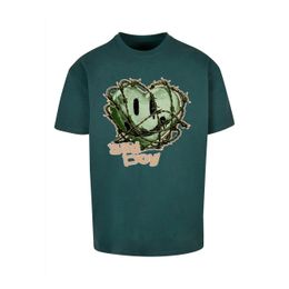 Damen T-Shirt "Upscale by Mister Tee Herren Sad Boy Heavy Oversize Tee"bottlegr&uuml;n, Gr. XL, UPSCALE BY MISTER TEE, bedruckt, 100% Baumwolle, Shirts