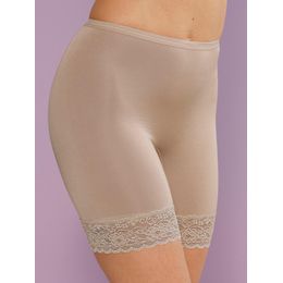 Mey Damen Lange Unterhose, Gr. 42, beige, 55% Baumwolle, 40% Viskose, 5% Elasthan, Unterhosen