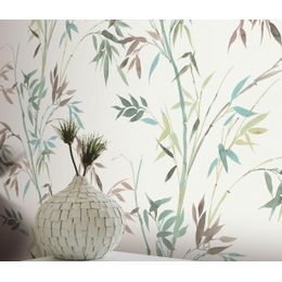 Erismann Vliestapete "Vliestapete Bamboorelle", B/L: 0,53m x 10,05m, Rollen: 1, gr&uuml;n, Wohnzimmer, Tapeten, Phthalate frei