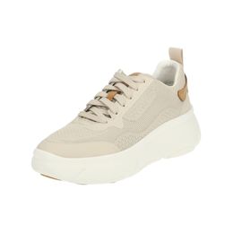 Geox Damen Sneaker "Geox Sneaker Lederimitat/Textil", Gr. 40sand, Lederimitat, Textil, Schuhe