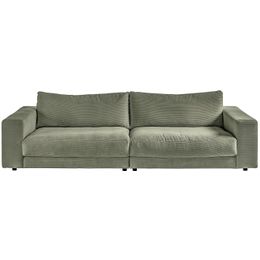 Big-Sofa Home Affaire, B:290cm H:85cm T:127cm, grün, Cord (88% Polyester / 12% Polyacryl), Sofas, "Enisa, bequeme, legere Polsterung B/T/H: