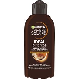 Garnier Damen Sonnenschutzöl "Ambre Solaire Tiefbraun Bräunung", 200ml, braun, Sonnenschutzmittel, mit leichter und schnell einziehender Formel