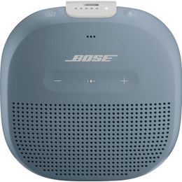 Bose Portable-Lautsprecher "Soundlink Micro tragbarer Lautsprecher", B:9,83cm H:9,83cm T:3,48cm, blau, Lautsprecher, Wasser- und Staubschutz