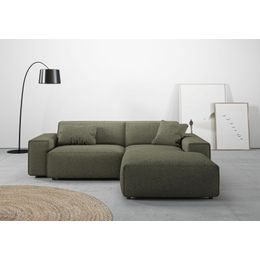 Ecksofa Home Affaire, B:234cm H:71cm T:191cm, gr&uuml;n, 96% Polyester, 4% Polyacryl, Wohnzimmer, Sofas, "Glimminge L-Form auch in Breitcord, Feincord +