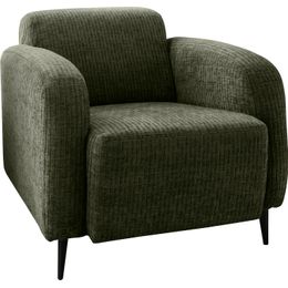 Cocktailsessel Home Affaire, B:85cm H:76cm T:90cm, gr&uuml;n, 100% Polyester, Sessel, "Marone", auch als 2-Sitzer und 3-Sitzer erh&auml;ltlich