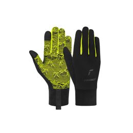Reusch Damen Skihandschuhe "Liam TOUCH-TEC ", gelb, Gr. 7, mehrfarbig, 85% Polyester, 15% Elasthan, Handschuhe, mit praktischer Touch-Funktion