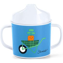 Sterntaler Kinder Kinderbecher "Henkeltasse Emmilius", grün, Polypropylen, Silikon, Trinkgefäße