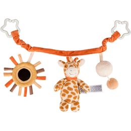 Sterntaler Kinder Kinderwagenkette "Giraffe Kaya", braun, Baumwolle, Polyester, L:55cm, Greifspielzeug