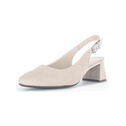 Gabor COMFORT Damen Pumps "Gabor Comfort Pumps Veloursleder", Gr. 40hellbeige, Veloursleder, Schuhe