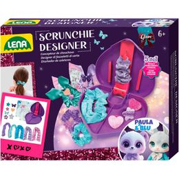 LENA Kinder Kreativset "Scrunchies Designer", bunt, Kunststoff, Kreativsets
