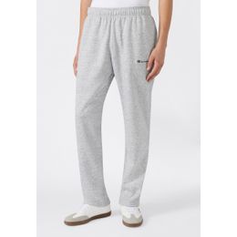 Jogginghose Champion "ICONS Straight Hem Pants Fleece", Herren, Gr. L (52/54), N-Gr, noxm, ns, Obermaterial: 70% Baumwolle, 30% Polyester, Hosen Jogginghose