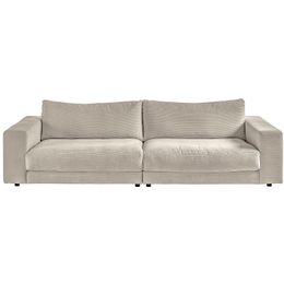 Big-Sofa Home Affaire, B:290cm H:85cm T:127cm, silber, Cord (88% Polyester / 12% Polyacryl), Sofas, "Enisa, bequeme, legere Polsterung B/T/H: