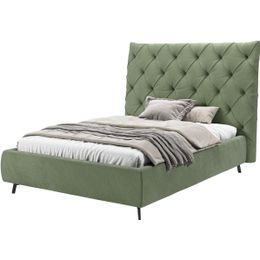 Polsterbett Home Affaire, B:176cm H:105cm L:234cm, gr&uuml;n, 94% Polyester, 6% Nylon, Betten, "Maxime, in 4 Breiten bis 200cm, auch in Leder",