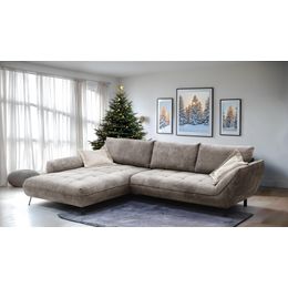 Ecksofa, B:324cm H:92cm T:203cm, beige, exxpo - SOFA FASHION, Wohnzimmer, Sofas, "Biarritz modern und elegantes Mega Sofa mit tollem Sitzkomfort,