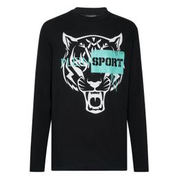 Plein Sport Damen T-Shirt "Tiger"0201, schwarz, wei&szlig;, Gr. M, Obermaterial: 100% Baumwolle, Shirts