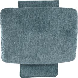 Kopfst&uuml;tze Home Affaire, B:40cm, blau, Struktur (100% Polyester);NaturLEDER, Polsterauflagen, "Milano", passend zur "Milano"-Serie