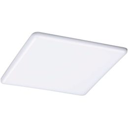 Paulmann LED Einbauleuchte "Veluna VariFit IP44 eckig 4.000K Satin", 1, H: 1cm, 1 Stk., weiß, Leuchten, LED Einbaupanel IP44 3-Stufen-dimmbar eckig