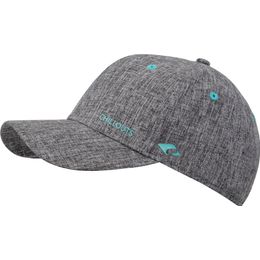 Chillouts Herren Baseball Cap "Christchurch Hat", blau, Basic, kontrastfarbene Details, meliert, Web, Kunstfaser, Caps, mit farbigen Akzenten &