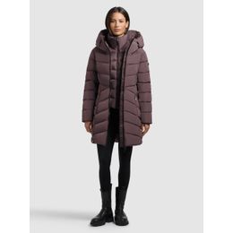 Khujo Damen Steppmantel "DIER 2IN1 (EINSATZ HERAUSNEHMBAR)"orchid lila, Gr. M, unifarben, 100% Polyester, M&auml;ntel