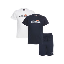 Ellesse M&auml;dchen Shirt & Hose, blau, Gr. 92, unifarben, Single Jersey, Obermaterial: 100% Baumwolle. Obermaterial 2: 80% Baumwolle, 20% Polyester, KOB