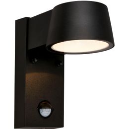 Au&szlig;en-Wandleuchte Telefunken, schwarz, Leuchten, "LED Wandlampe"