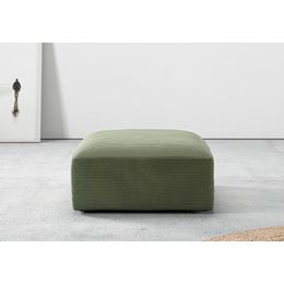 Polsterhocker Home Affaire, B:82cm H:39cm T:82cm, gr&uuml;n, 88% Polyester, 12% Polyacryl, Hocker, "Cushid", Passend zur Serie Cushid