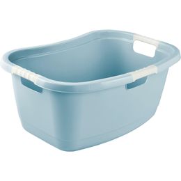 keeeper W&auml;schewanne "janne, 2er Set, Wanne mit Softgriffen, 65 x 45 x 28 cm, 50 l", 50 lnordic blau, W&auml;schesammler, ergonomische Form, komfortable