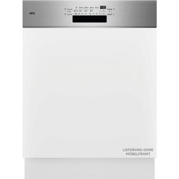 AEG teilintegrierbarer Geschirrsp&uuml;ler "GT8200A2SCM", Energieeffizienz: A (A-G), silberfarben, B:59,6cm T:58cm, Geschirrsp&uuml;ler