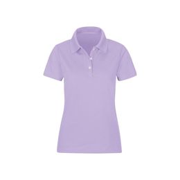 TRIGEMA Damen Poloshirt "TRIGEMA Poloshirt aus Baumwolle", lila, Basic, Gr. XS, 100% Baumwolle, Shirts