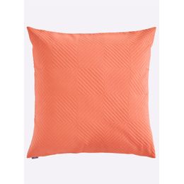Kissenh&uuml;lle, B:80cm L:80cmpapaya, PEREIRA DA CHUNA, Baumwolle, 100% Baumwolle, Kissenbez&uuml;ge