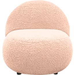 Sessel Home Affaire, B:73cm H:76cm T:75cm, beige, 100% Polyester, Sessel, "Mithras II Cocktailsessel, organische Formensprache, Solit&auml;r Sessel",