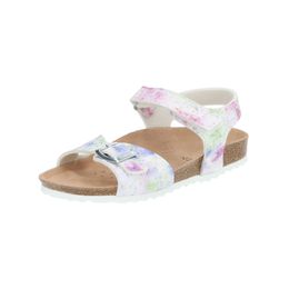 Geox Kinder Riemchensandalette "Geox Sandalen Lederimitat", Gr. 33wei&szlig;, pink, Lederimitat, Schuhe