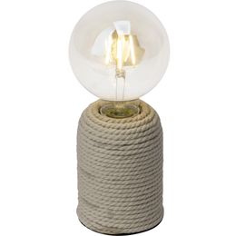 BRILLIANT Tischleuchte "Cardu", 1, Ø 8,5cm H: 11,5cm, 1 Stk., beige, Wohnzimmer, Leuchten, Tischlampe 12cm natur