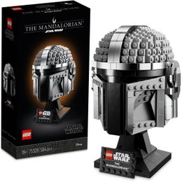 Lego Kinder Konstruktionsspielsteine "Mandalorianer Helm (75328), Lego Star Wars ", schwarz, Kunststoff, Spielbausteine, Made in Europe