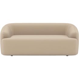 2-Sitzer Home Affaire, B:217cm H:81cm T:113cm, grau, 95% Polyester, 5% Polyamid, Sofas, "Nergal, Einzelsofa Breite 217cm, organisches Design",