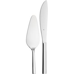 WMF Besteck-Set "Nuova", 2 Stk.edelstahl, Essbesteck-Sets, 2-tlg., Tortenheber 23 cm, Tortenmesser 28 cm, Cromargan Edelstahl