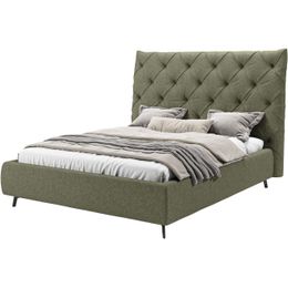 Polsterbett Home Affaire, B:196cm H:105cm L:234cm, gr&uuml;n, 96% Polyester, 4% Polyacryl, Betten, "Maxime, in 4 Breiten bis 200cm, auch in Leder",