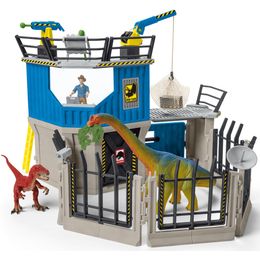 Schleich Jungen Spielwelt "DINOSAURS, Große Dino-Forschungsstation (41462)", bunt, Kunststoff, Spielfigurenwelten, ; Made in Germany