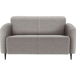 2-Sitzer Home Affaire, B:140cm H:76cm T:90cm, grau, Struktur fein 100% Polyester;Luxus-Microfaser weich 100% Polyester, Sofas, "Marone"