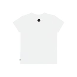 Philipp Plein Damen T-Shirt "Kurzarm-Rundhals-T-Shirt", wei&szlig;, Gr. 14, Obermaterial: 100% Baumwolle, Shirts