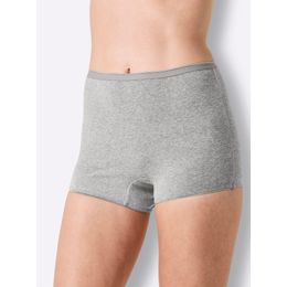 w&auml;schepur W&Auml;SCHEPUR Damen Panty, Gr. 402x grau, meliert, 2x anthrazit, meliert, 95% Baumwolle, 5% Elasthan, Unterhosen