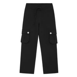 Philipp Plein M&auml;dchen Jogginghose "Jogginghosen"02, schwarz, Gr. 6, Obermaterial: 95% Baumwolle, 5% Elasthan, Hosen