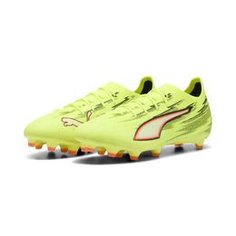 Fu&szlig;ballschuh Puma "ULTRA 6 PRO FG Fu&szlig;ballschuhe Erwachsene", Damen, Gr. 39, gelb alert schwarz glowing rot lime squeeze, Obermaterial: Synthetik, Textil. Futter: Synthetik, Textil. Innensohle: Textil. Laufsohle: Synthetik, Schuhe Fu&szlig;ballschuh