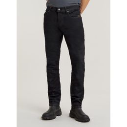 G-Star Raw Regular-fit-Jeans G-STAR "3301 Regular Tapered Jeans", Damen, Gr. 26, L&auml;nge 34, dk aged, Obermaterial: 79% Baumwolle, 19% Polyester, 2% Elasthan, Jeans